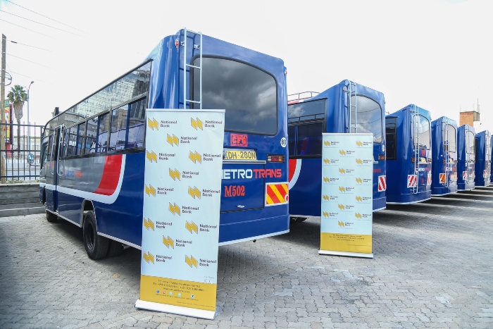 National Bank hands over a fleet of 80 buses to MetroTrans Limited ...